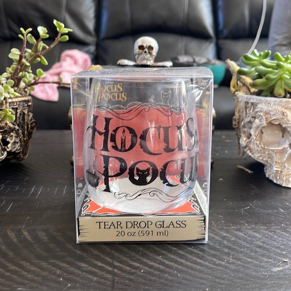 Disney | Dining | Disney Hocus Pocus Tear Drop Glass | Poshmark